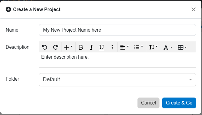 Project Management Settings